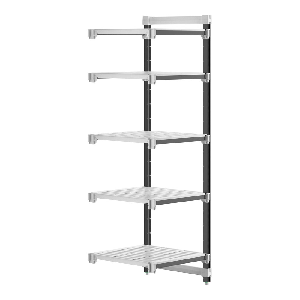 Cambro EXA242472V5480 Camshelving® Elements XTRA 5-Shelf Vented Add-On ...