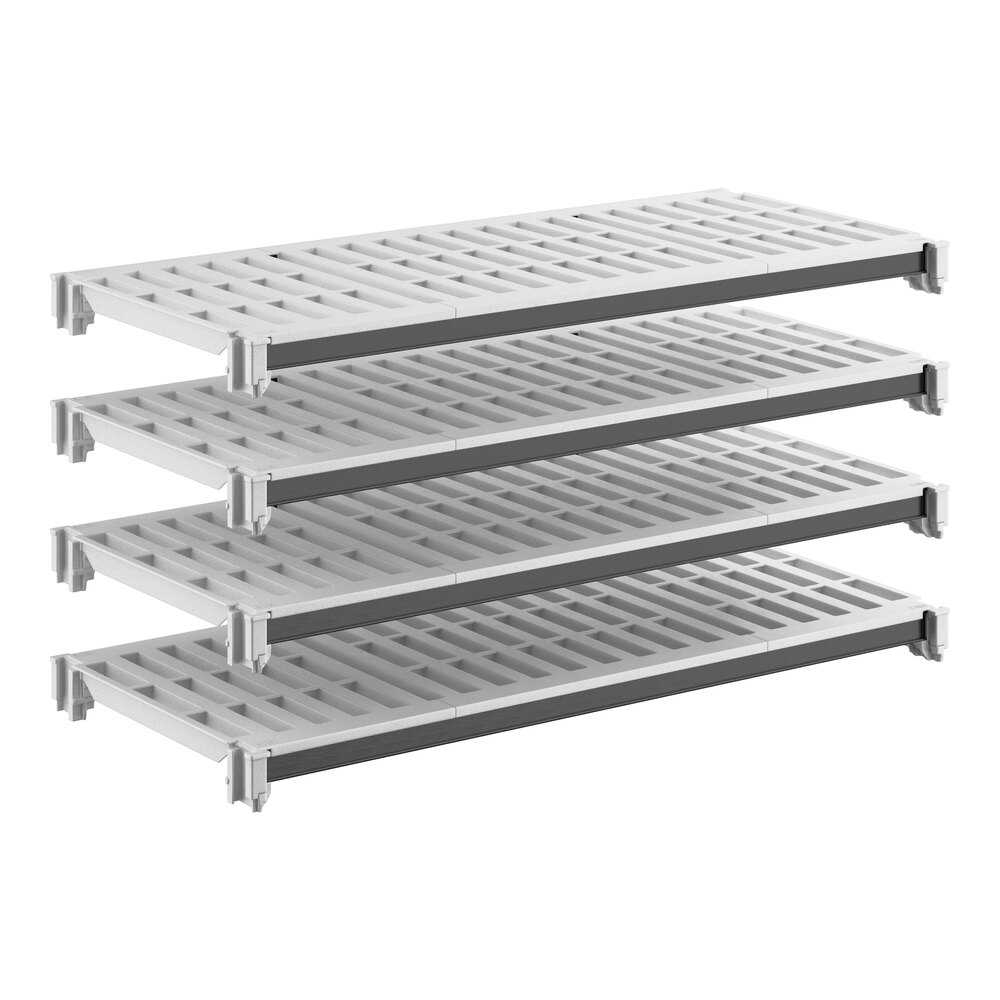 Cambro EXSK1842V4480 Camshelving® Elements XTRA Vented 4-Shelf Kit - 18 ...