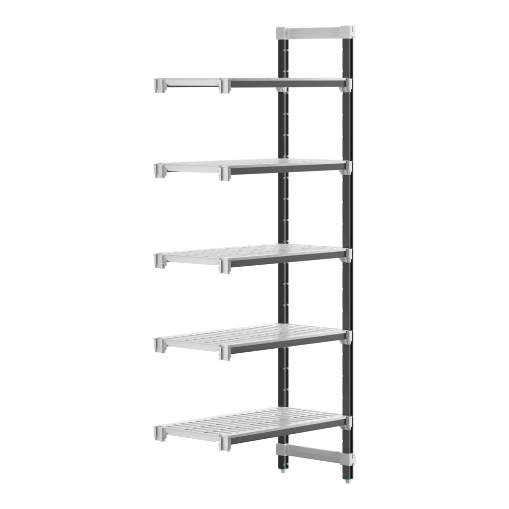 Cambro EXA183684V5480 Camshelving® Elements XTRA 5-Shelf Vented Add-On ...