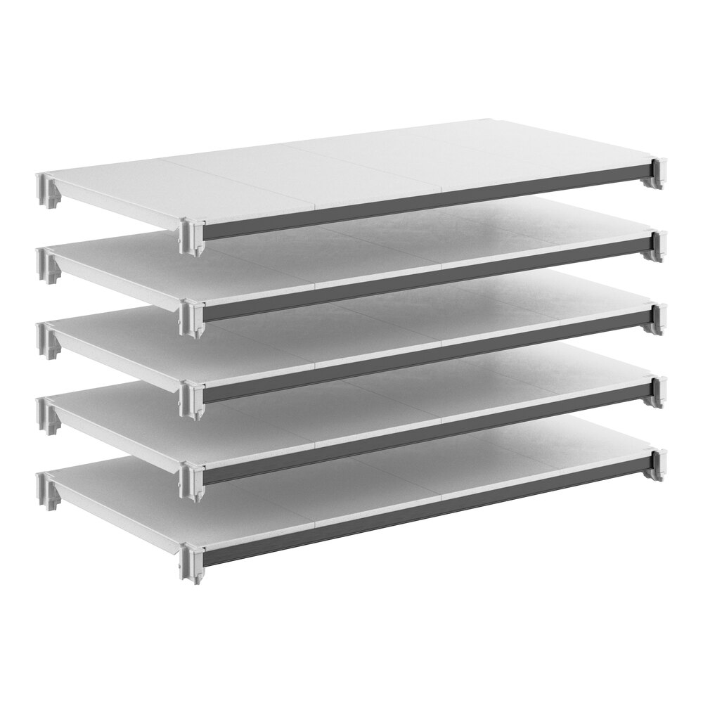 Cambro EXSK2448S5480 Camshelving® Elements XTRA Solid 5-Shelf Kit - 24 ...