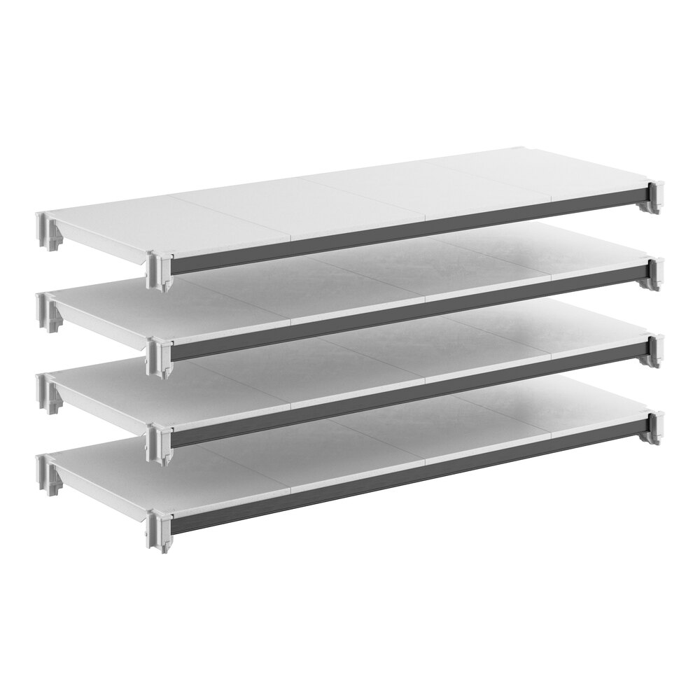 Cambro EXSK1848S4480 Camshelving® Elements XTRA Solid 4-Shelf Kit - 18 ...