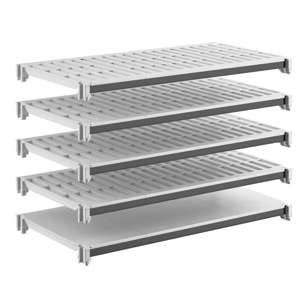 Cambro EXSK2142VS5480 Camshelving® Elements XTRA Combo 5-Shelf Kit - 21 ...