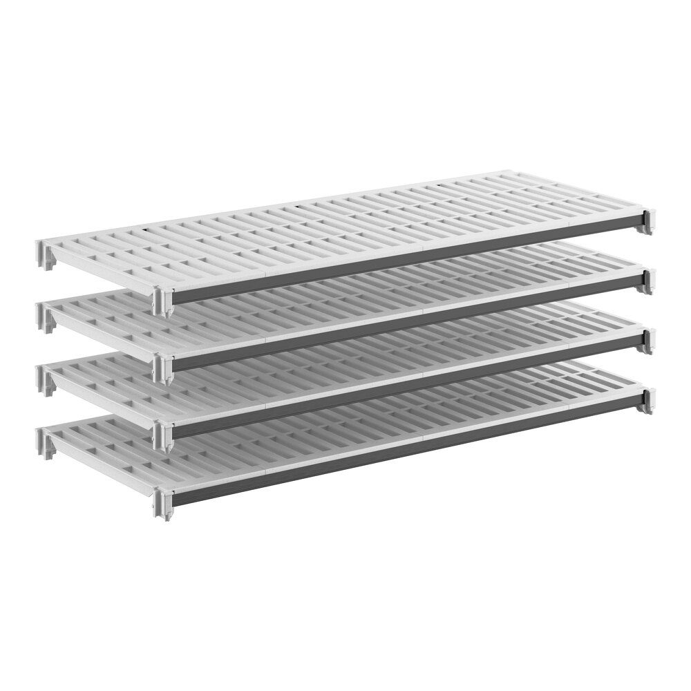 Cambro EXSK2460V4480 Camshelving® Elements XTRA Vented 4-Shelf Kit - 24 ...