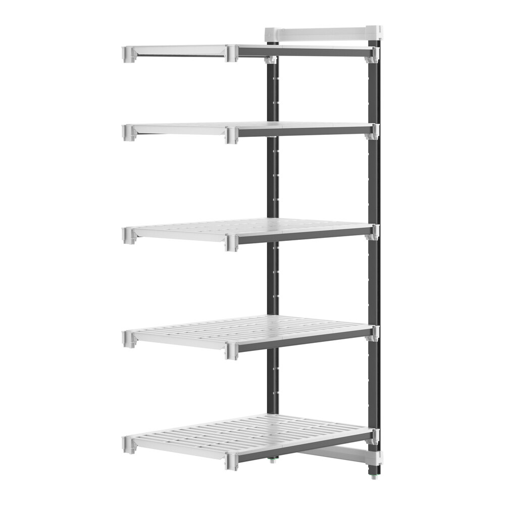 Cambro EXA243672V5480 Camshelving® Elements XTRA 5-Shelf Vented Add-On ...