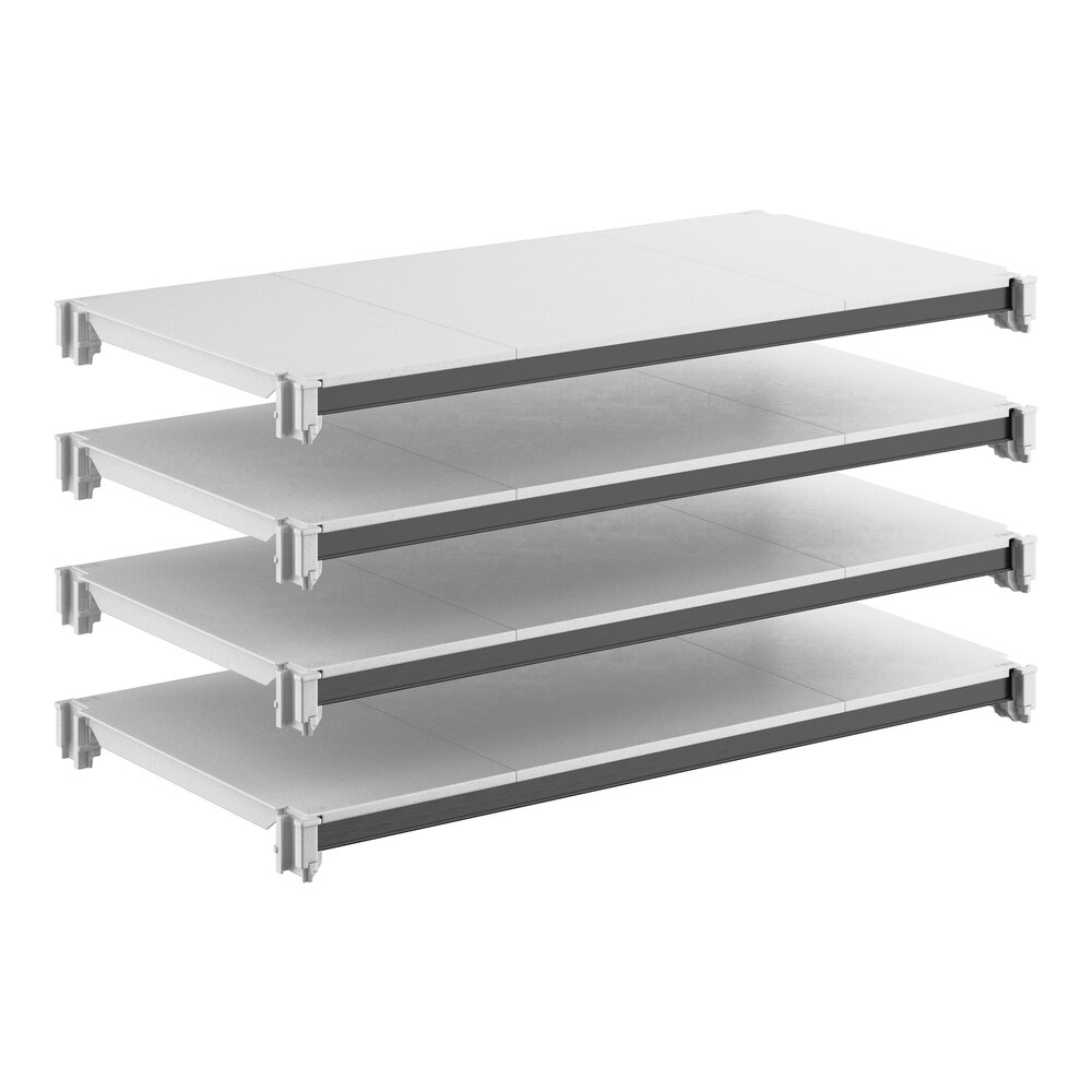 Cambro EXSK2142S4480 Camshelving® Elements XTRA Solid 4-Shelf Kit - 21 ...