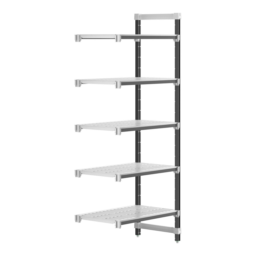 Cambro EXA213684V5480 Camshelving® Elements XTRA 5-Shelf Vented Add-On ...