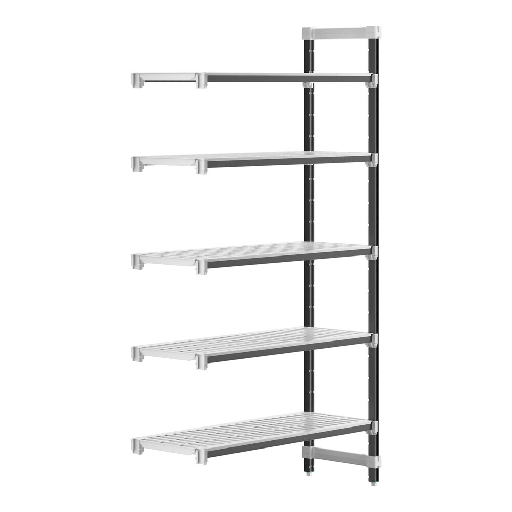 Cambro EXA184884V5480 Camshelving® Elements XTRA 5-Shelf Vented Add-On ...