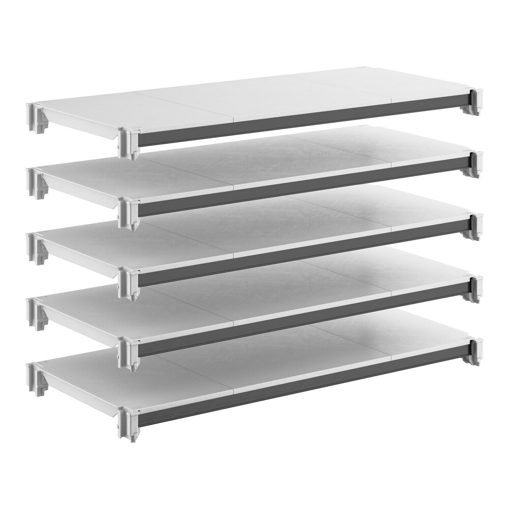 Cambro EXSK1842S5480 Camshelving® Elements XTRA Solid 5-Shelf Kit - 18 ...