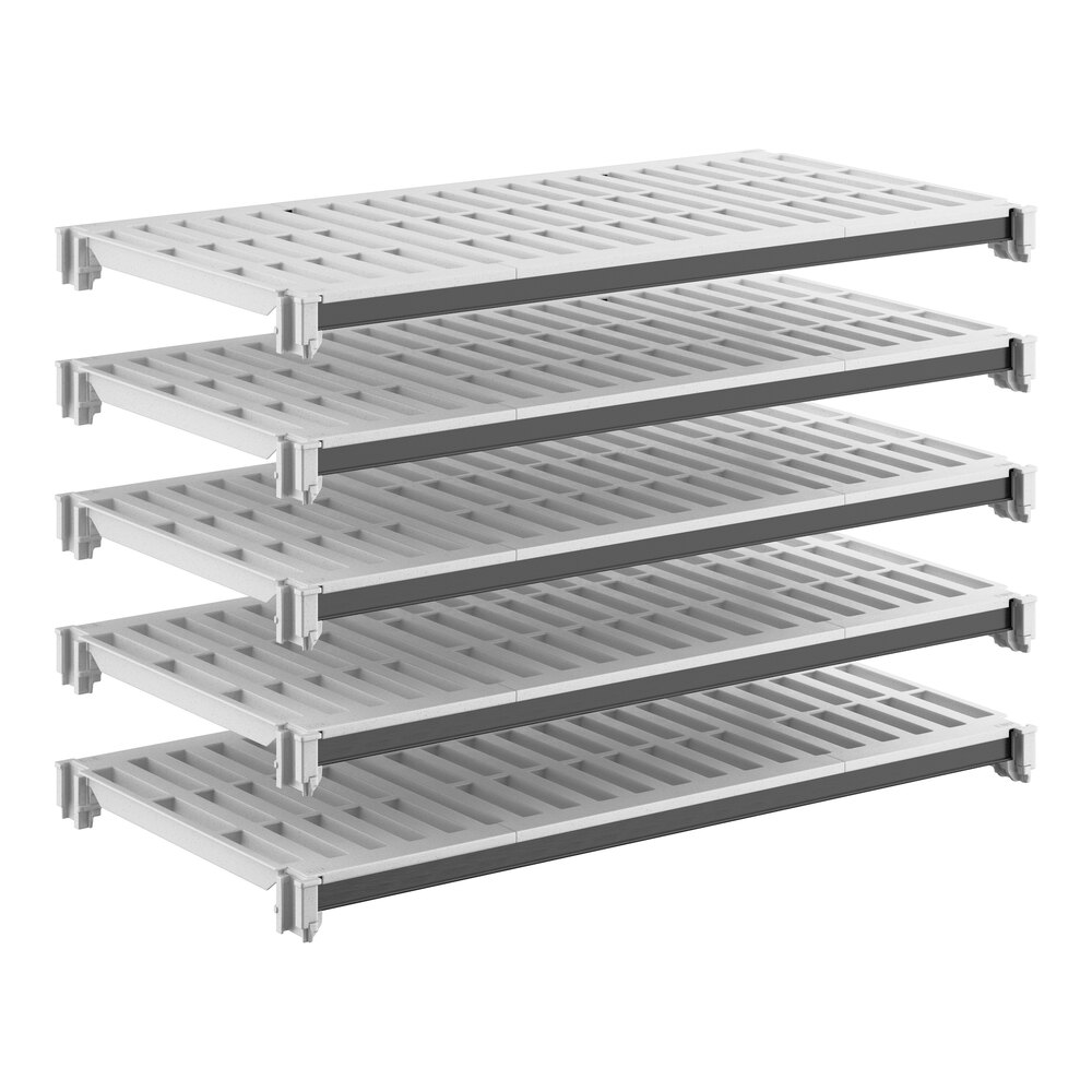 Cambro EXSK2142V5480 Camshelving® Elements XTRA Vented 5-Shelf Kit - 21 ...
