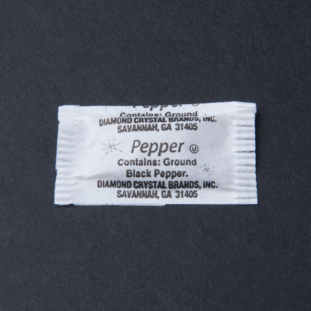 Black Pepper .10 Gram Portion Packet 3000/Case