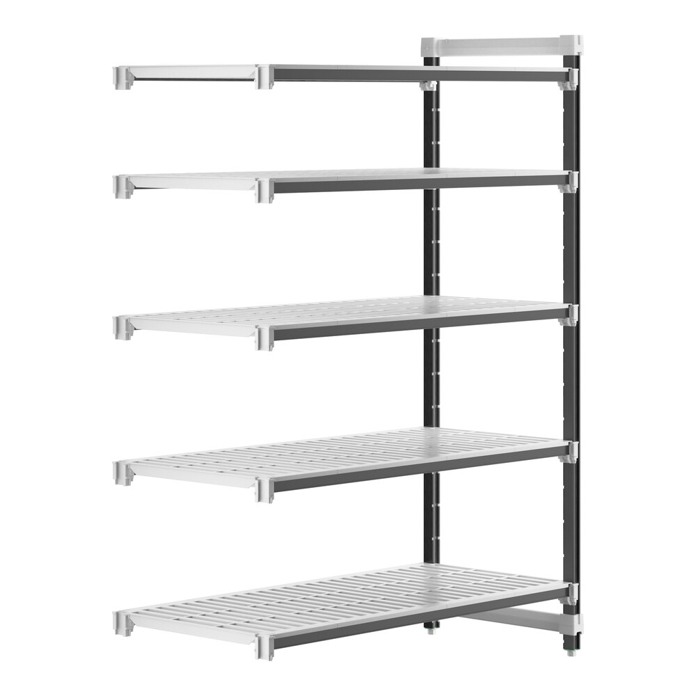 Cambro EXA245472V5480 Camshelving® Elements XTRA 5-Shelf Vented Add-On ...