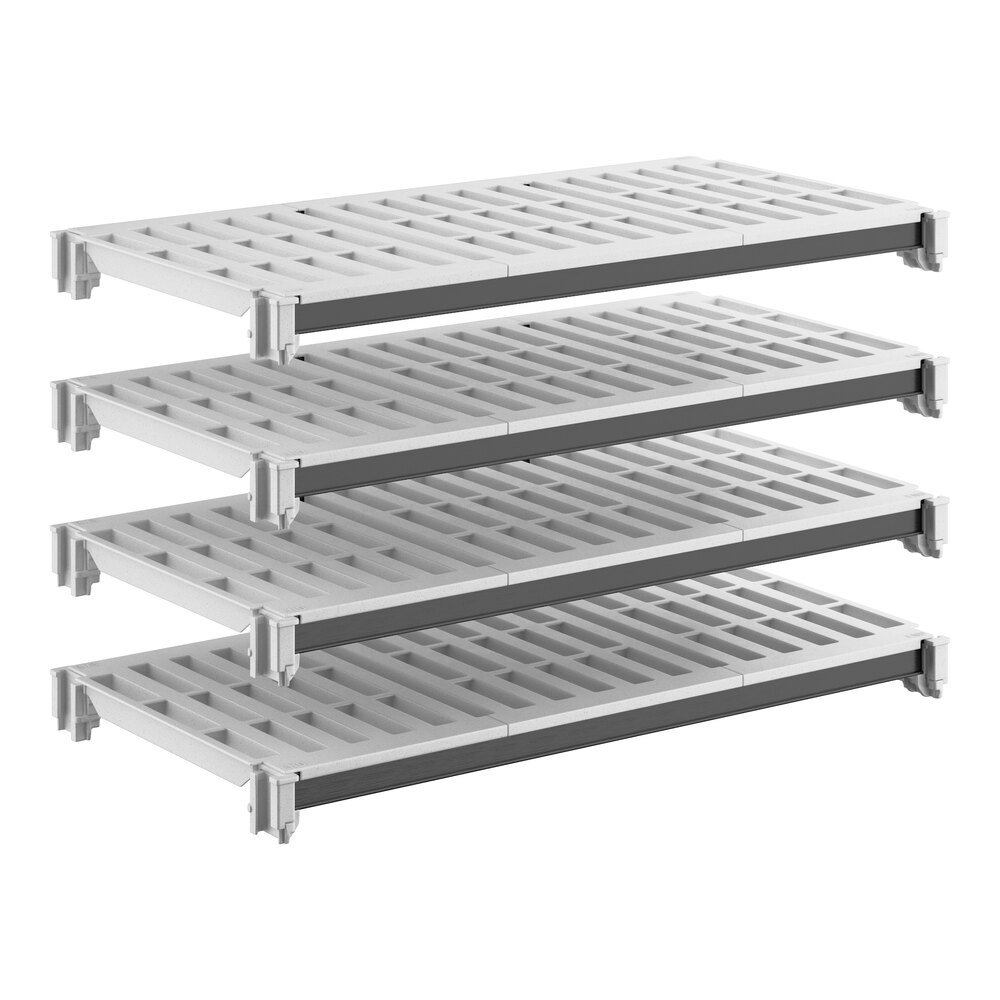 Cambro EXSK1836V4480 Camshelving® Elements XTRA Vented 4-Shelf Kit - 18 ...
