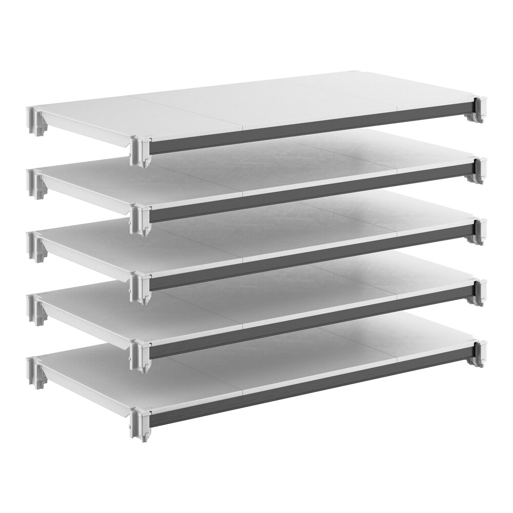 Cambro EXSK2142S5480 Camshelving® Elements XTRA Solid 5-Shelf Kit - 21 ...