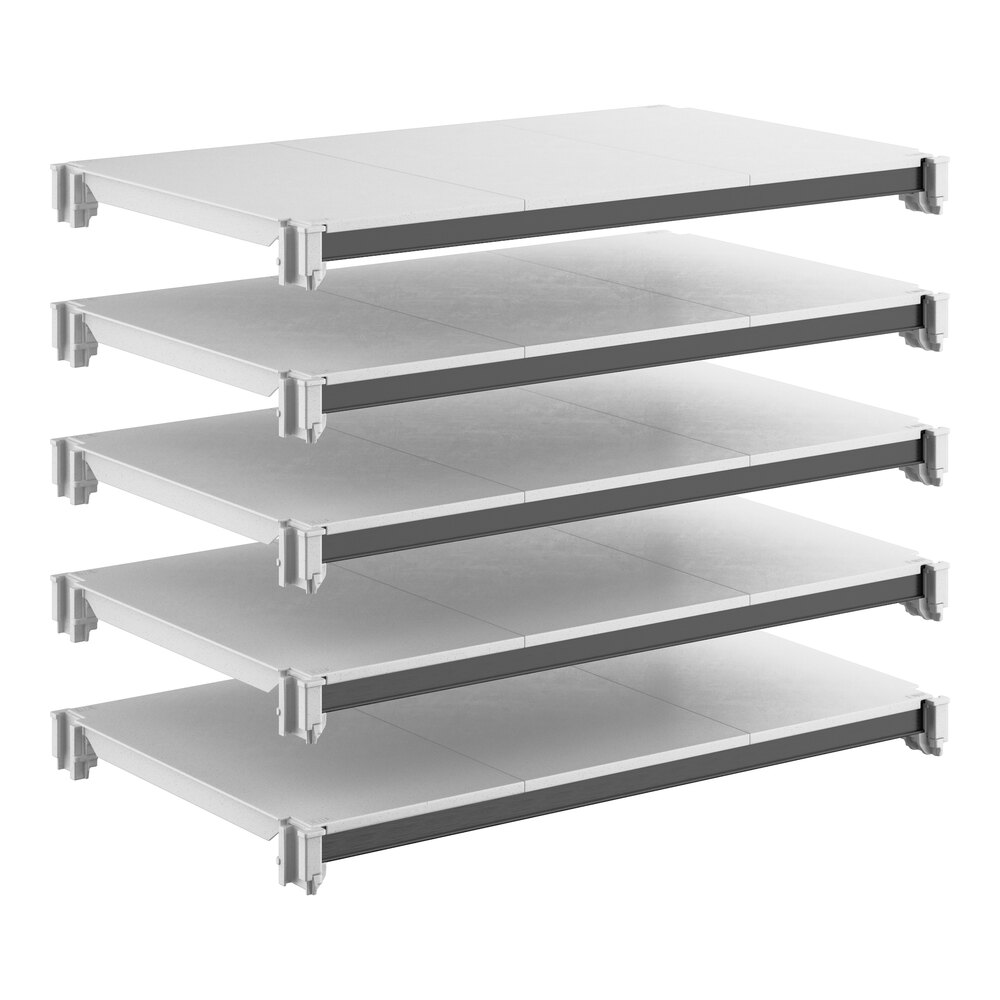 Cambro EXSK2136S5480 Camshelving® Elements XTRA Solid 5-Shelf Kit - 21 ...