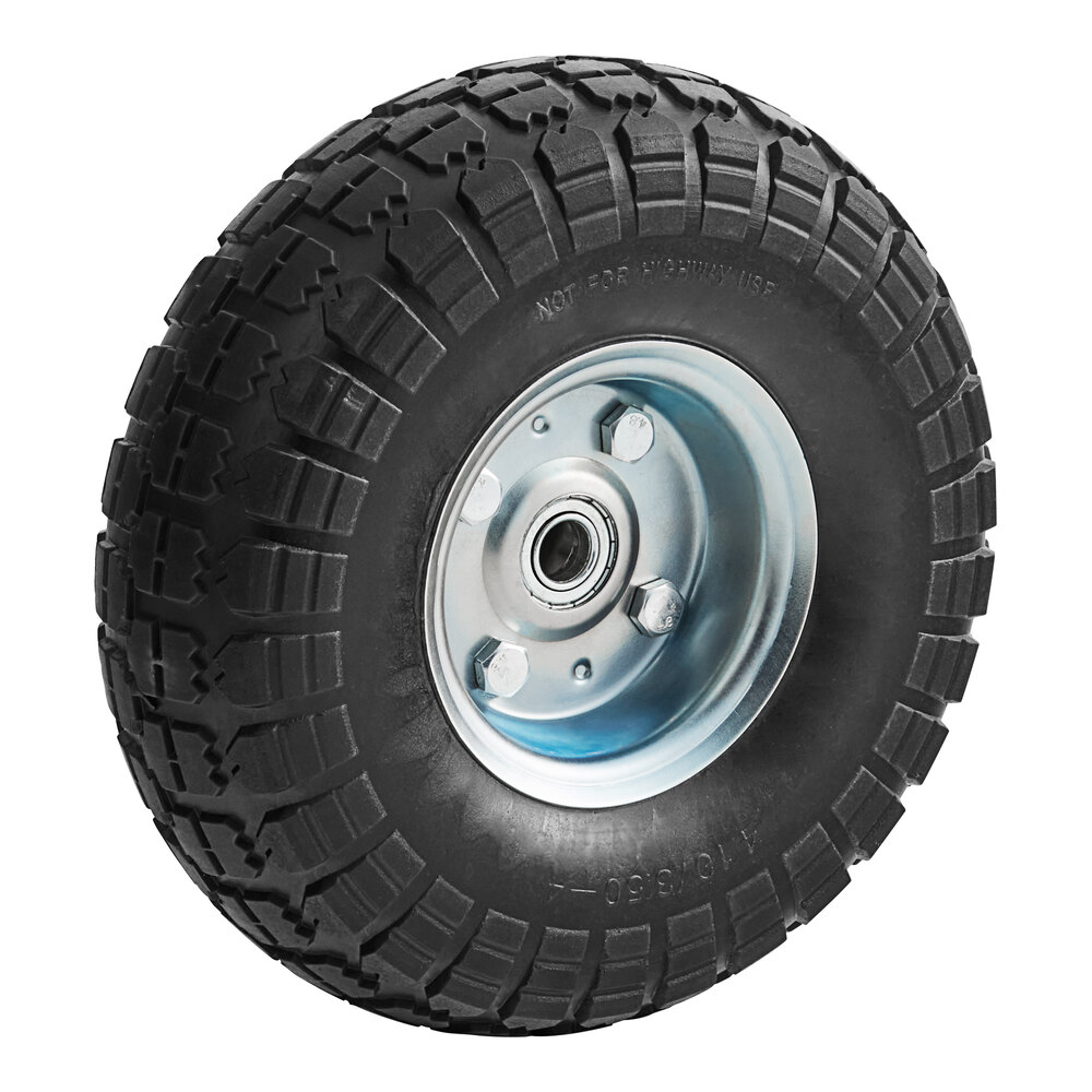 Lavex Industrial 10" Vulcanized Polyurethane Wheel for 500 lb. Lavex ...