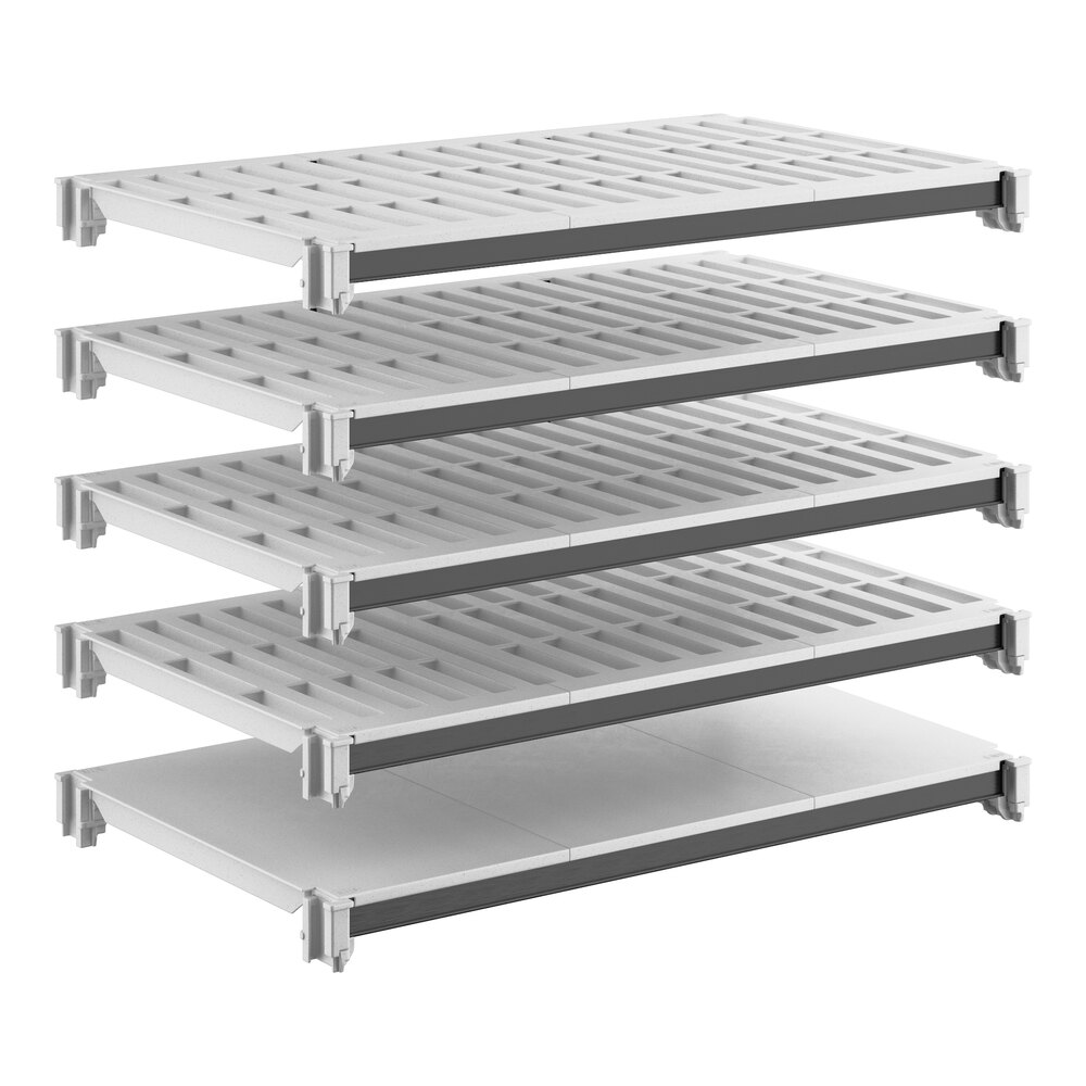 Cambro EXSK2136VS5480 Camshelving® Elements XTRA Combo 5-Shelf Kit - 21 ...