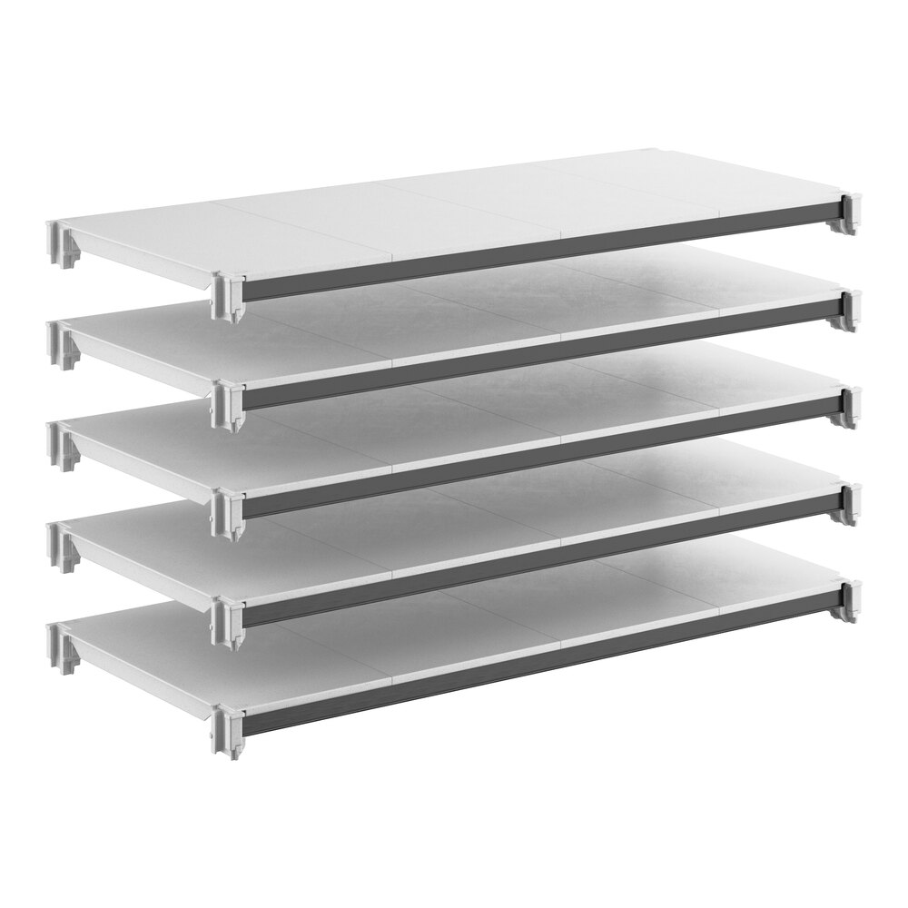 Cambro EXSK2148S5480 Camshelving® Elements XTRA Solid 5-Shelf Kit - 21 ...