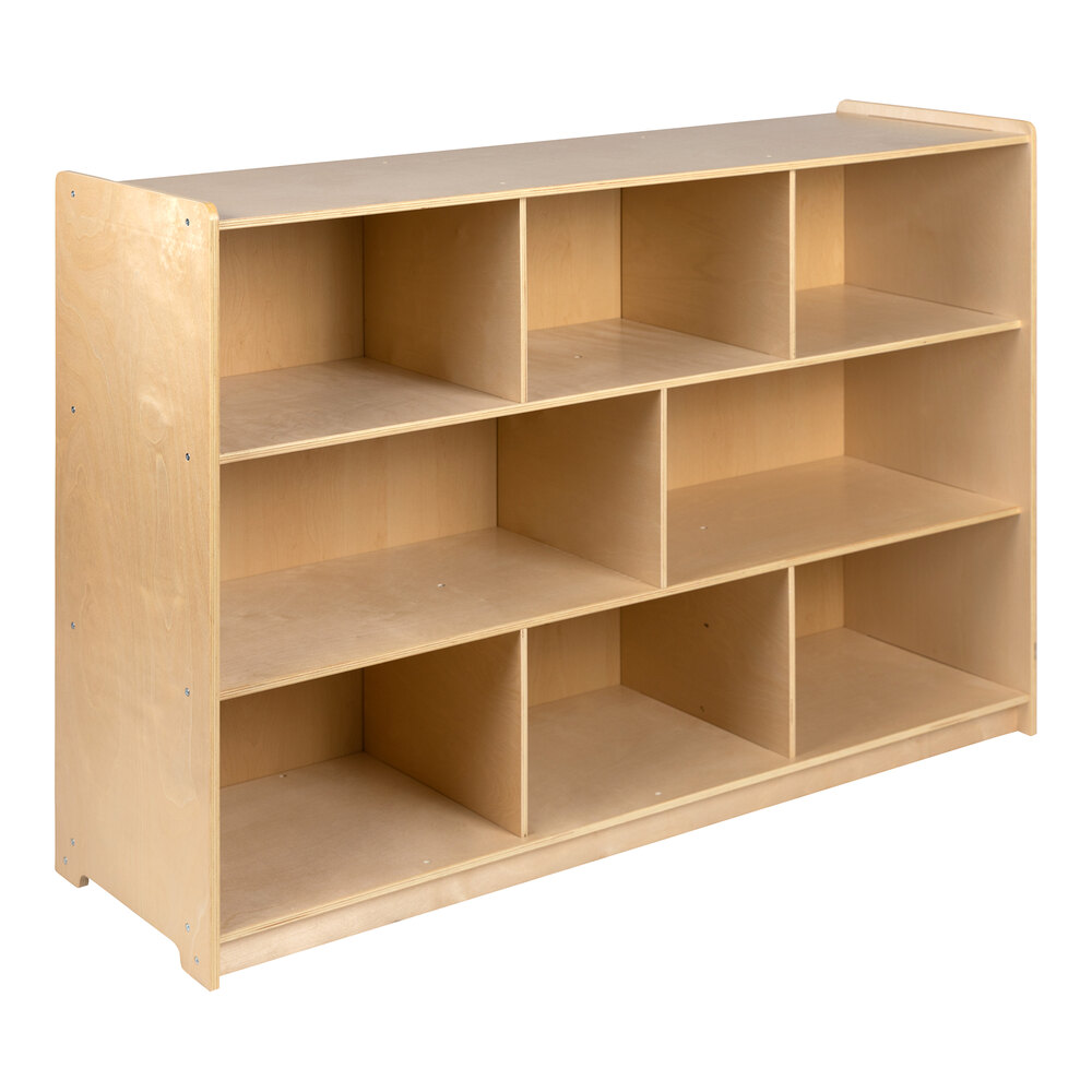 Flash Furniture Hercules 48" x 15" x 36" 8-Compartment Wood Classroom ...