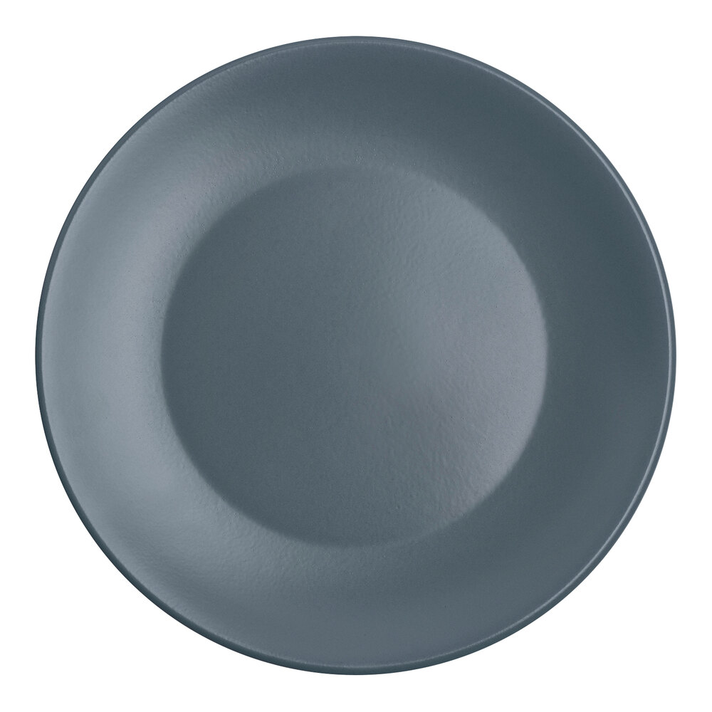 Santa Anita Reflections 11" Slate Stoneware Coupe Plate by Arc Cardinal ...