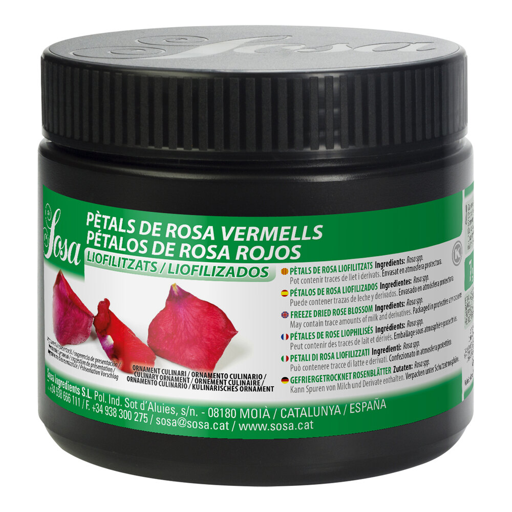 ROSE PETALS RED FREEZE DRIED SOSA 5G