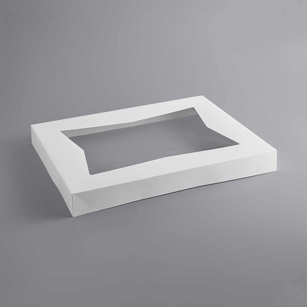 Baker's Lane 26 1/2" x 18 5/8" x 3" White Auto-Popup Window Full Sheet ...