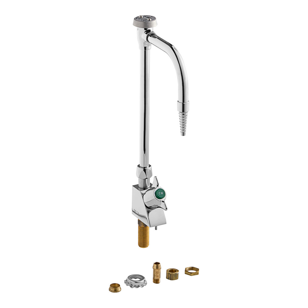 Delta Faucet W6600-10 Deck-Mounted Single-Hole Laboratory Faucet with 6 ...