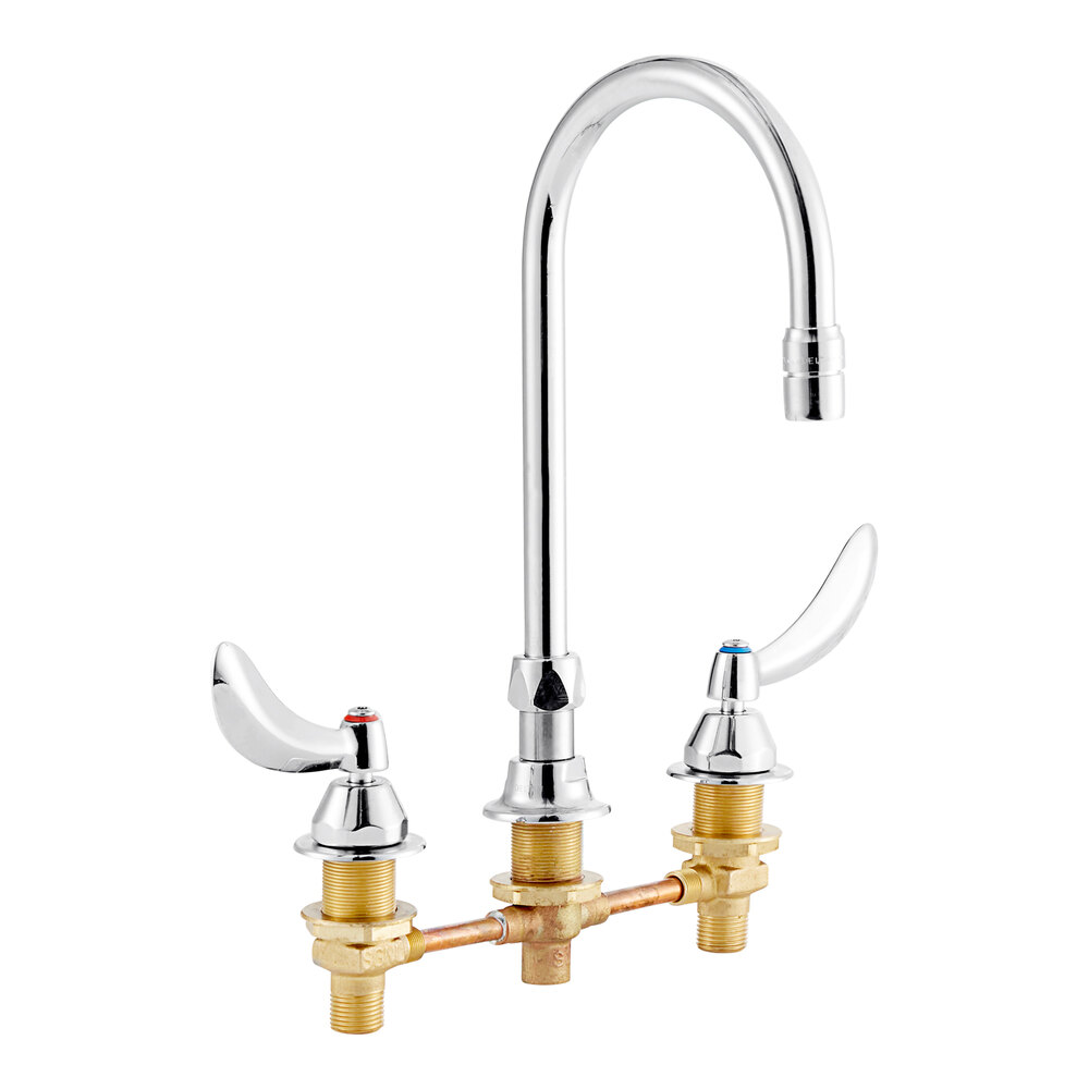 Delta Faucet 27C2944 Deck-Mount Lavatory Faucet with CER-TECK ...