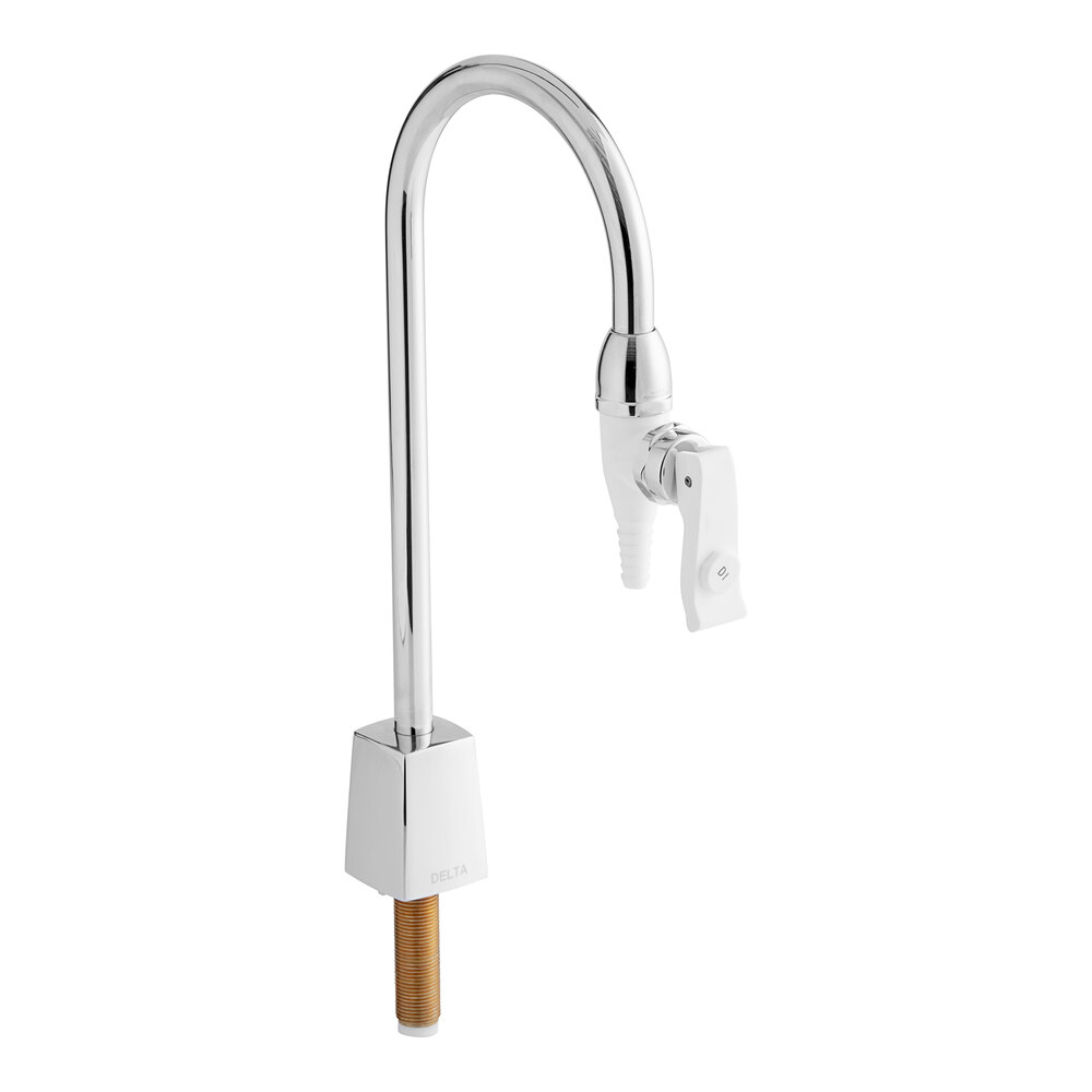 Delta Faucet W6635DI Deck-Mounted Single-Hole Laboratory Faucet with 6 ...