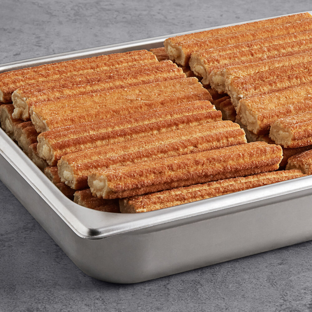 Hola Churros 5" Bavarian Cream Filled Mini Churros - 100/Case
