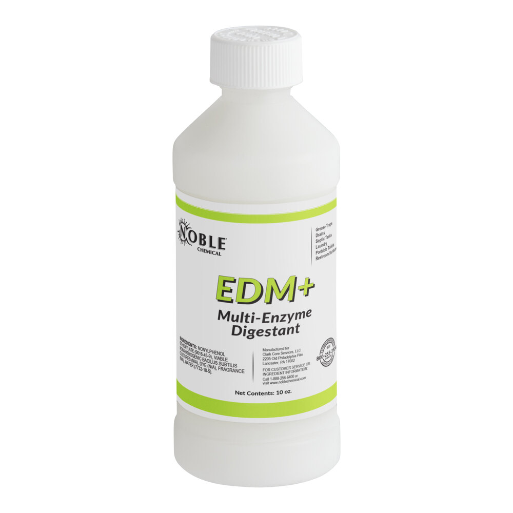 Noble 10 oz. EDM+ Concentrated Enzymatic Drain Maintainer - Sample
