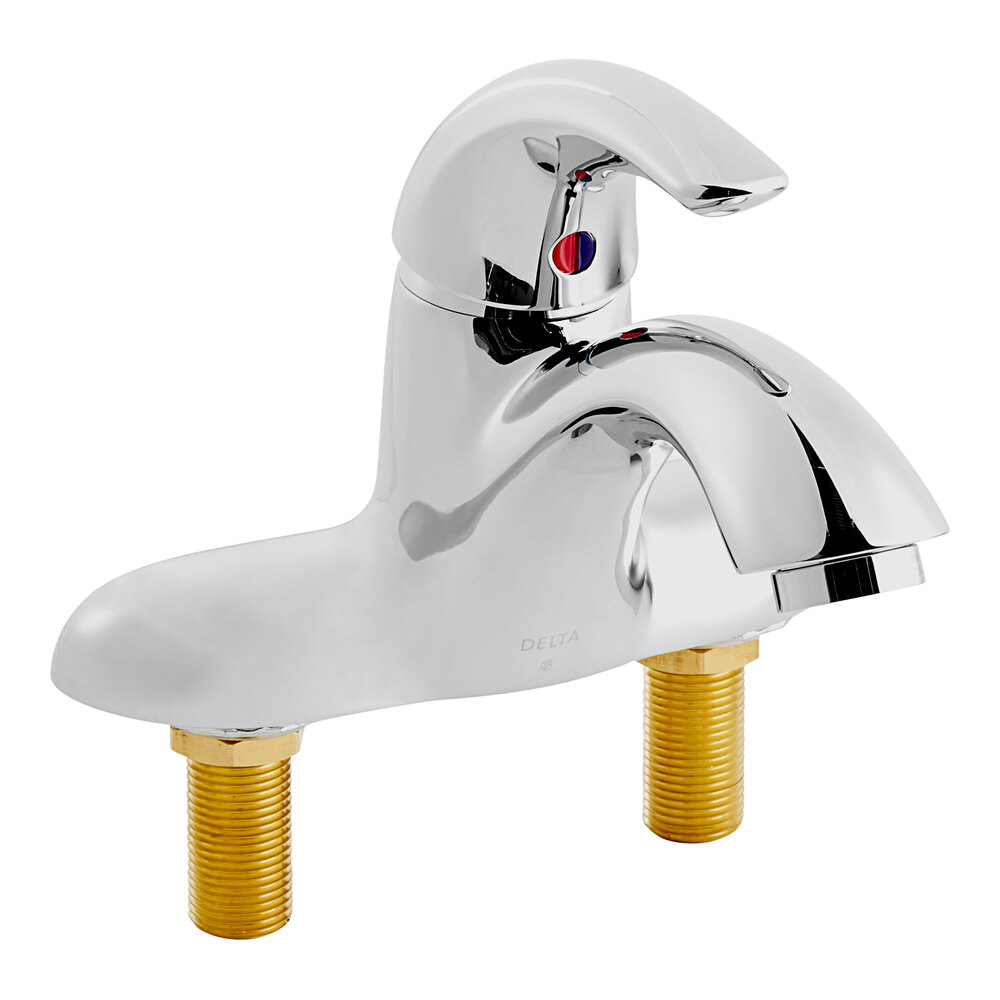 Delta Faucet 22C131 Single Lever Deck-Mount Lavatory Faucet with 1.5 ...