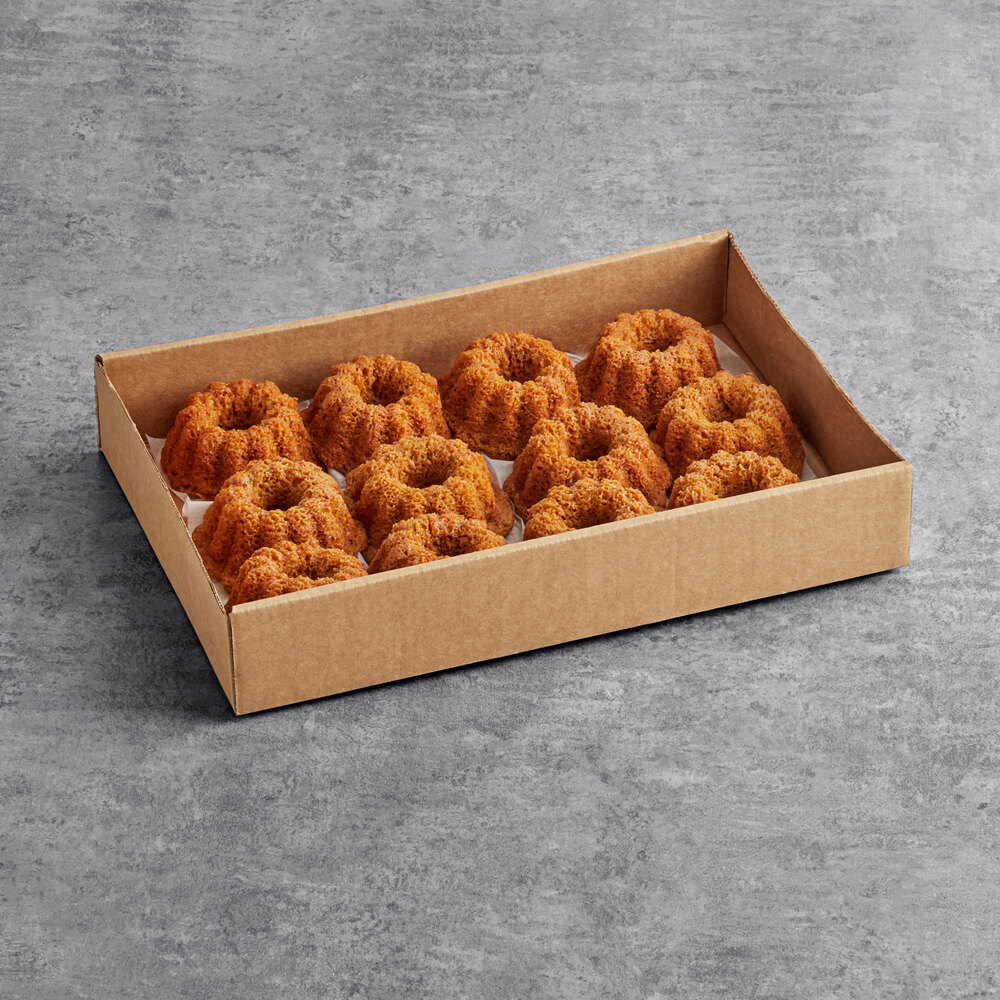New Day Mini Carrot Bundt Cake 3 oz. - 24/Case