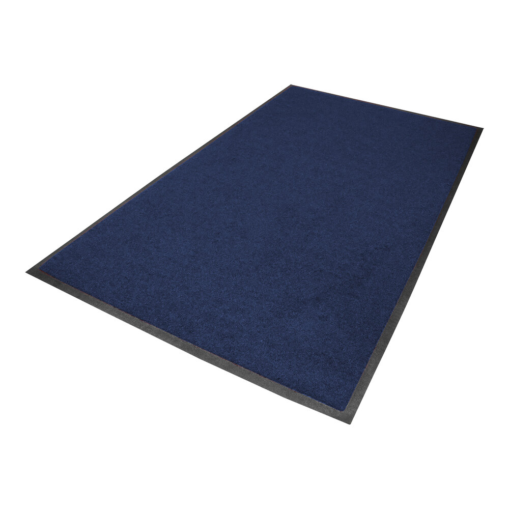 M+A Matting Brush Hog 395248170 4' x 8' Navy Mat with Classic Rubber ...