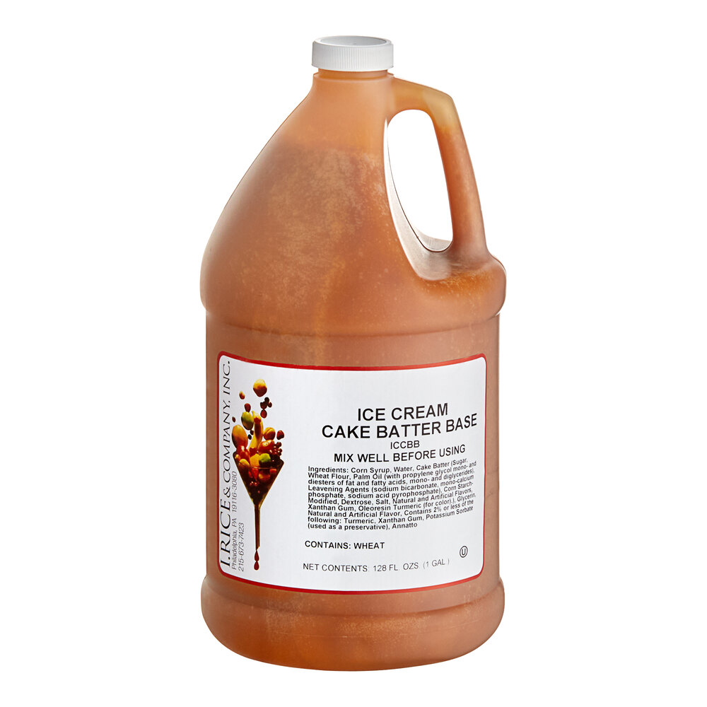 I. Rice Cake Batter Hard Serve Ice Cream Base 1 Gallon