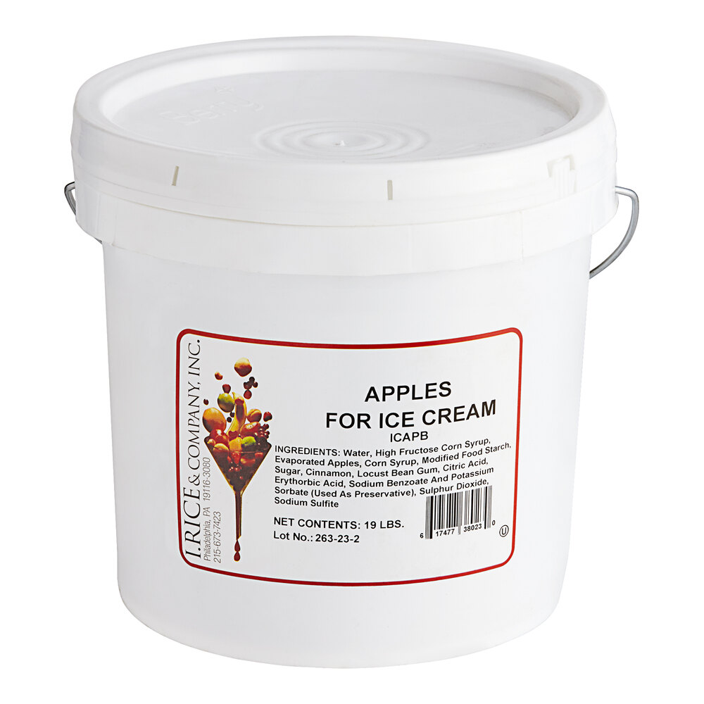 I. Rice Apple Hard Serve Ice Cream Base 2 Gallon