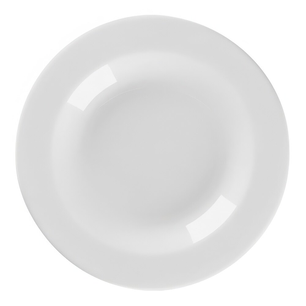 SVS 16.9 oz. Ivory Wide Rim China Deep Pasta Bowl - 12/Case