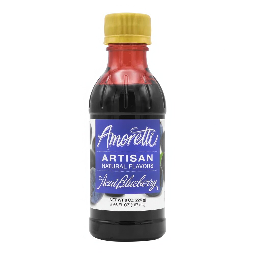 Amoretti Acai Blueberry Artisan Natural Flavor Paste 8 oz.