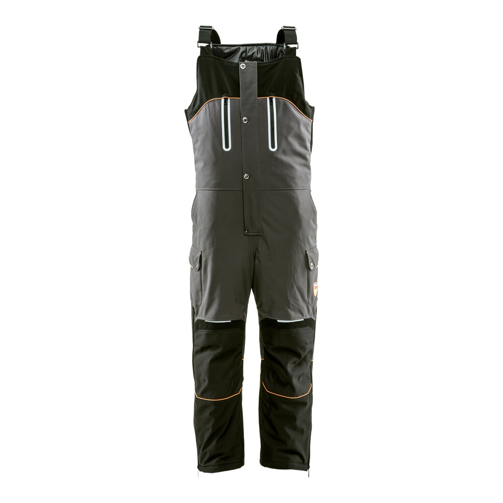 RefrigiWear PolarForce Tall Black / Charcoal Insulated Bib Overalls ...