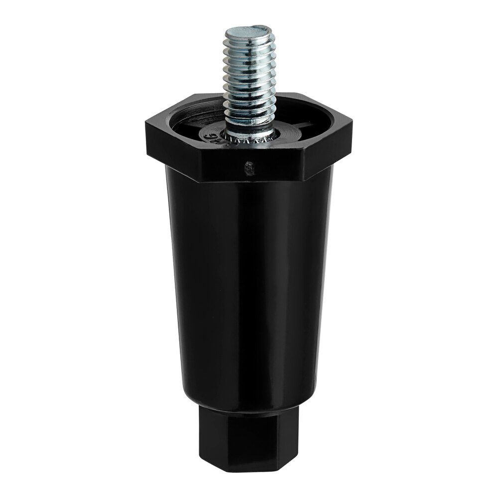 Hatco 05.30.040.00 2 1/2" Black Plastic Adjustable Leg