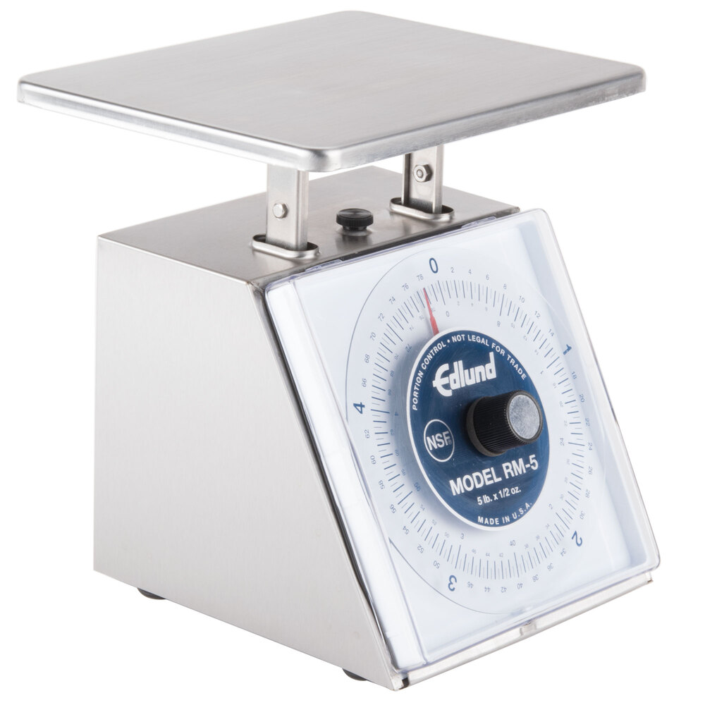 Edlund RM-25 Four Star 25 lb. Portion Scale with 7" x 8 3/4" Platform