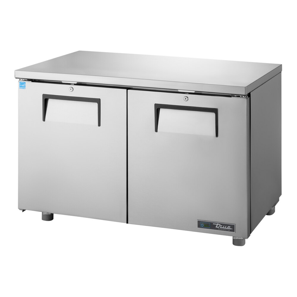 True TUC-48-C-HC 48 3/8" Compact Undercounter Refrigerator with Two Doors