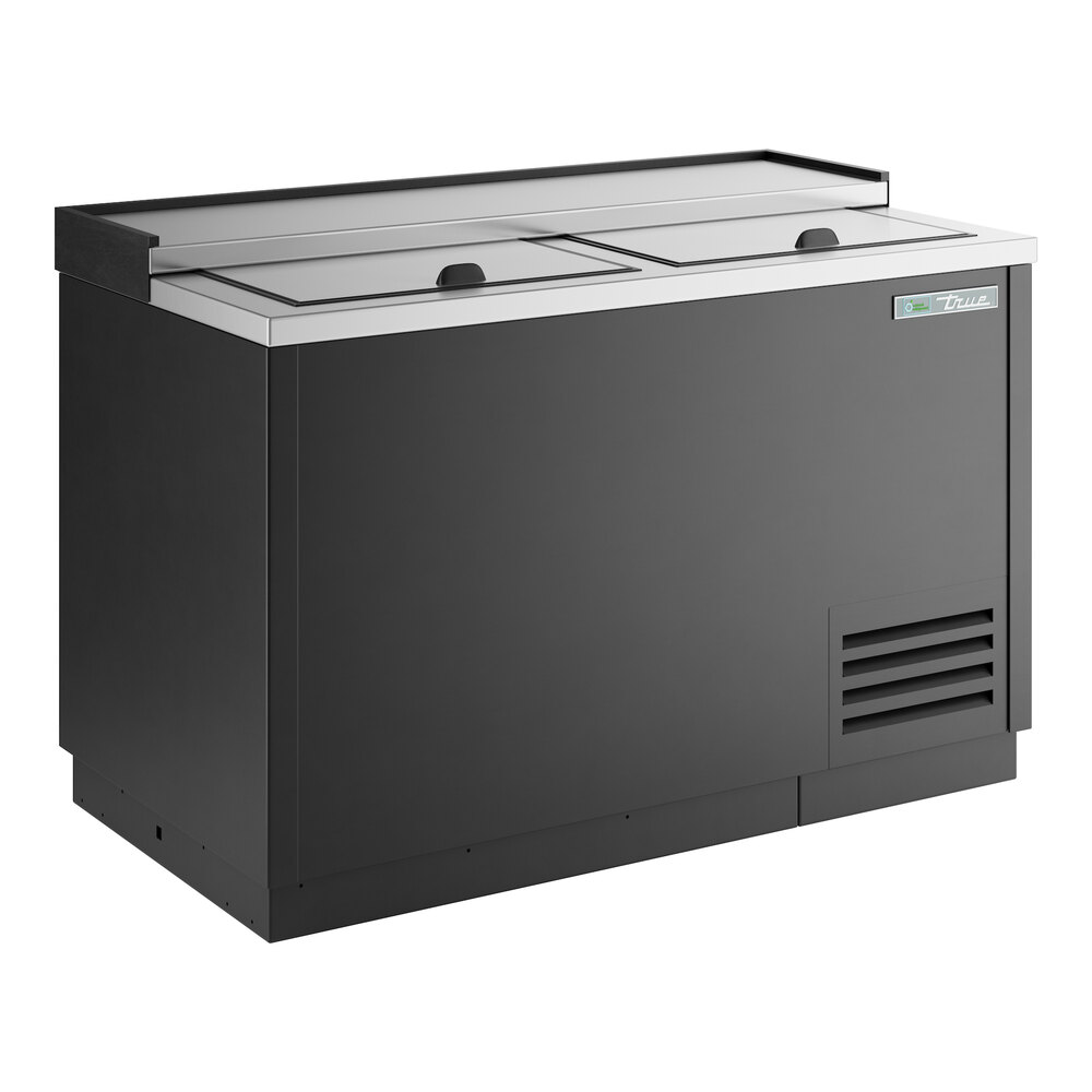 True T-50-GC-HC 49 5/8" Black Glass Froster / Plate Chiller