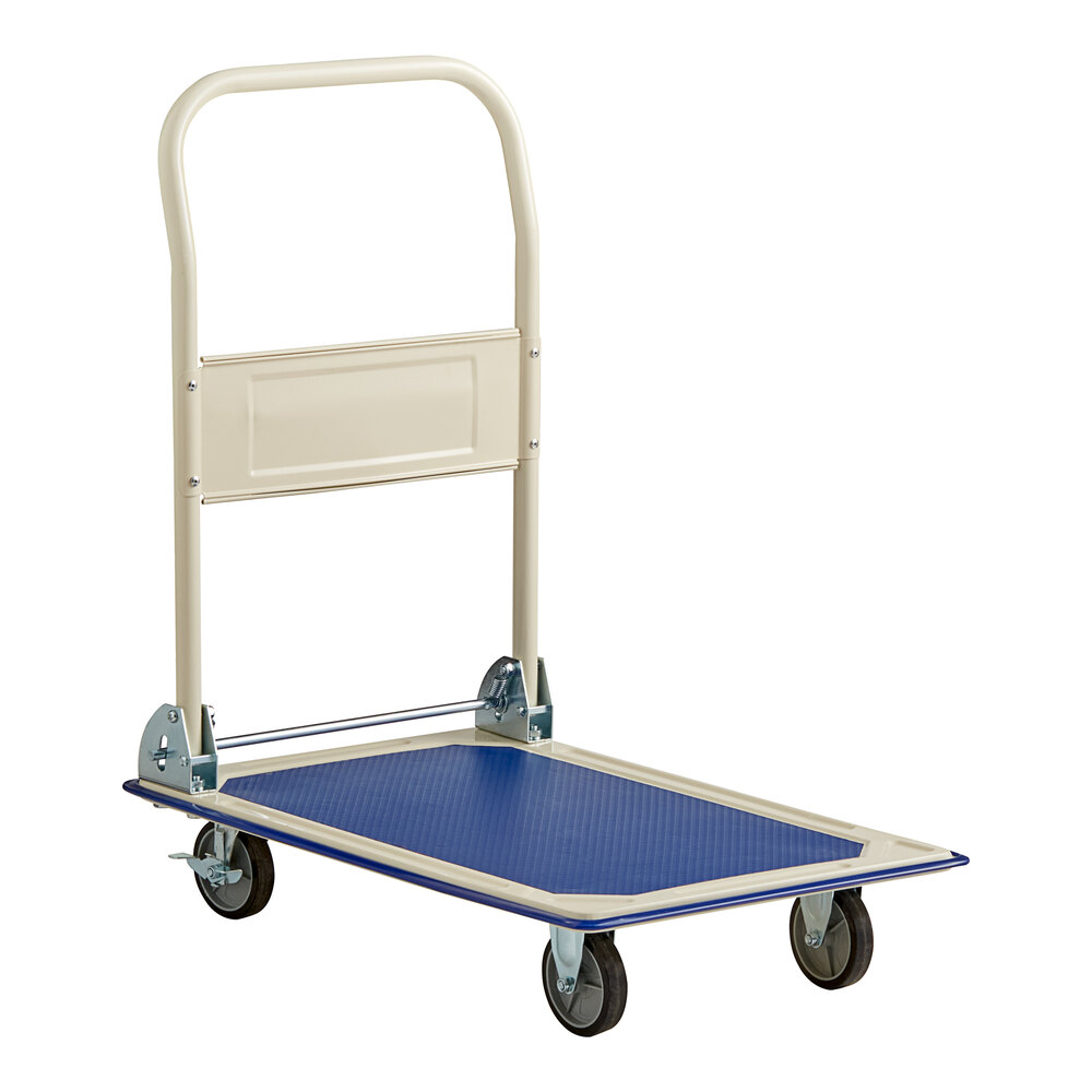 Lavex 29" x 19" x 32 5/16" Steel Folding Platform Truck - 300 lb. Capacity