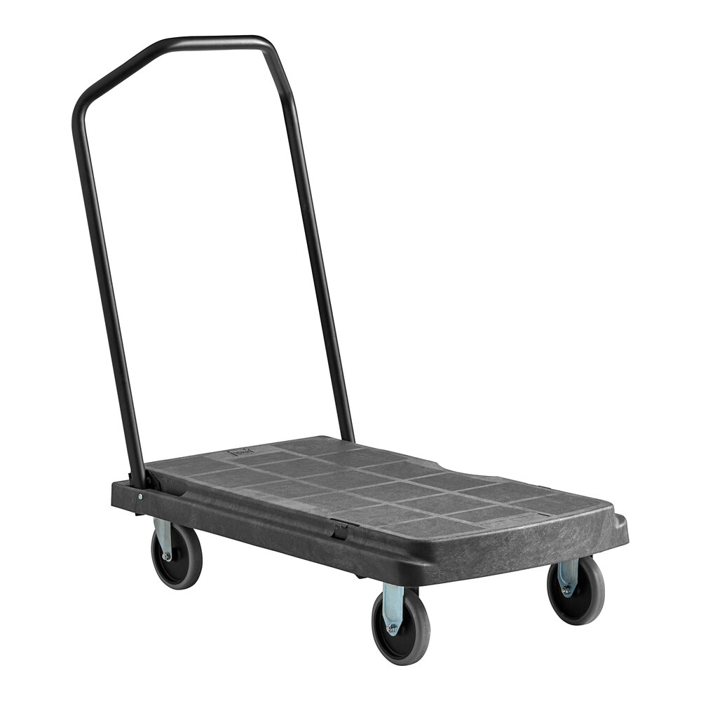 Lavex 31 1/2" x 20 1/2" Plastic Folding Platform Truck - 500 lb. Capacity