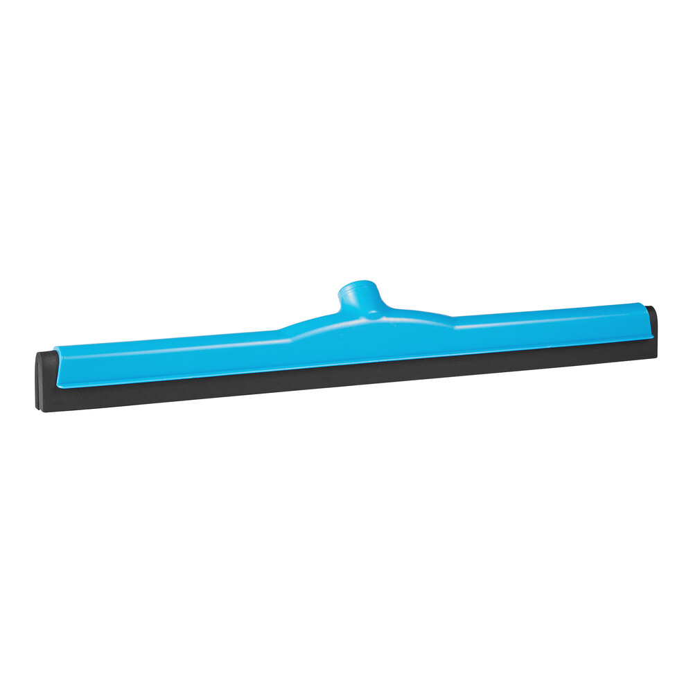 Vikan ColorCore 785513 21 3/4" Blue Double EVA Foam Floor Squeegee