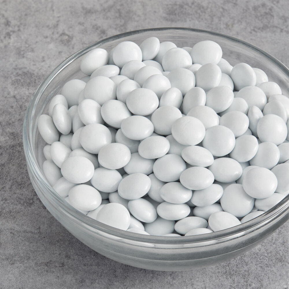 White Milk Chocolate Gems Topping 30 lb.