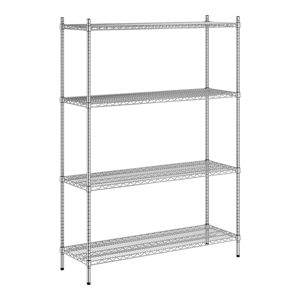 Regency Spec Line 18" x 54" x 74" NSF Stainless Steel Wire Stationary ...