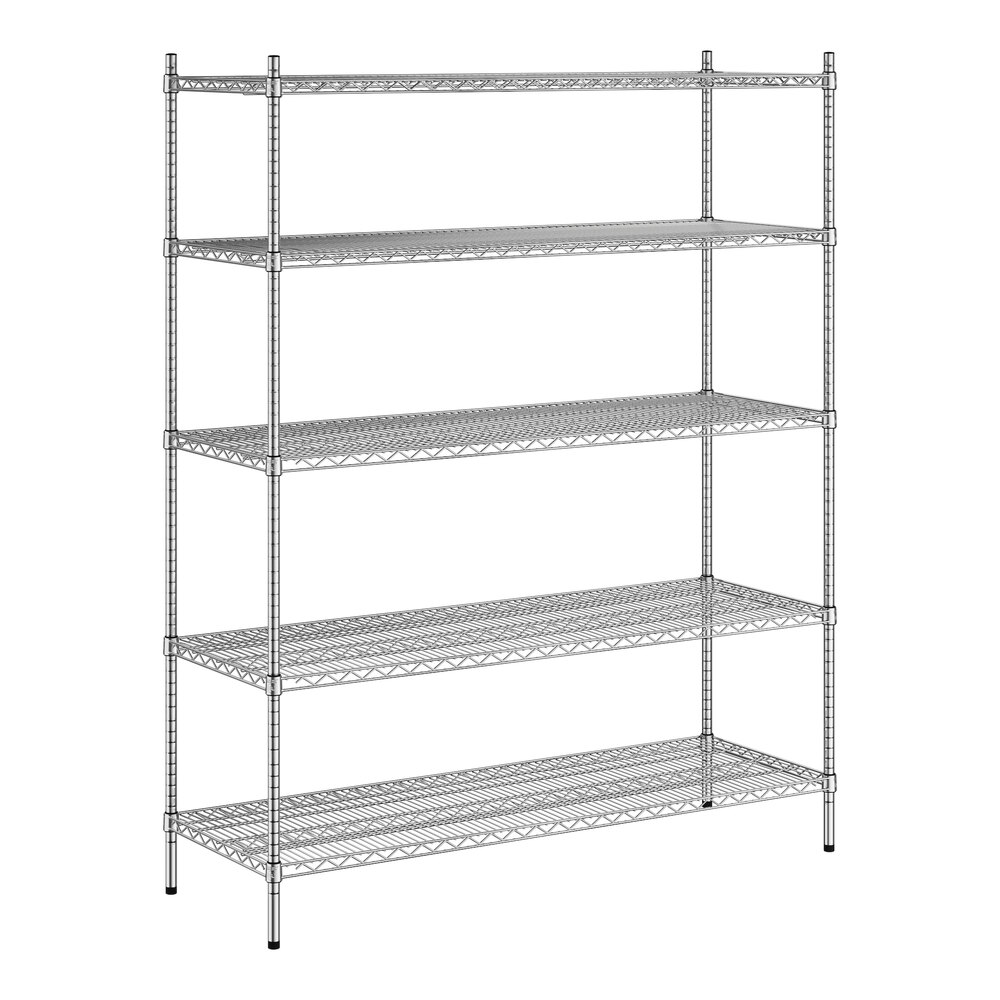 Regency Spec Line 21" x 60" x 74" NSF Stainless Steel Wire Stationary ...