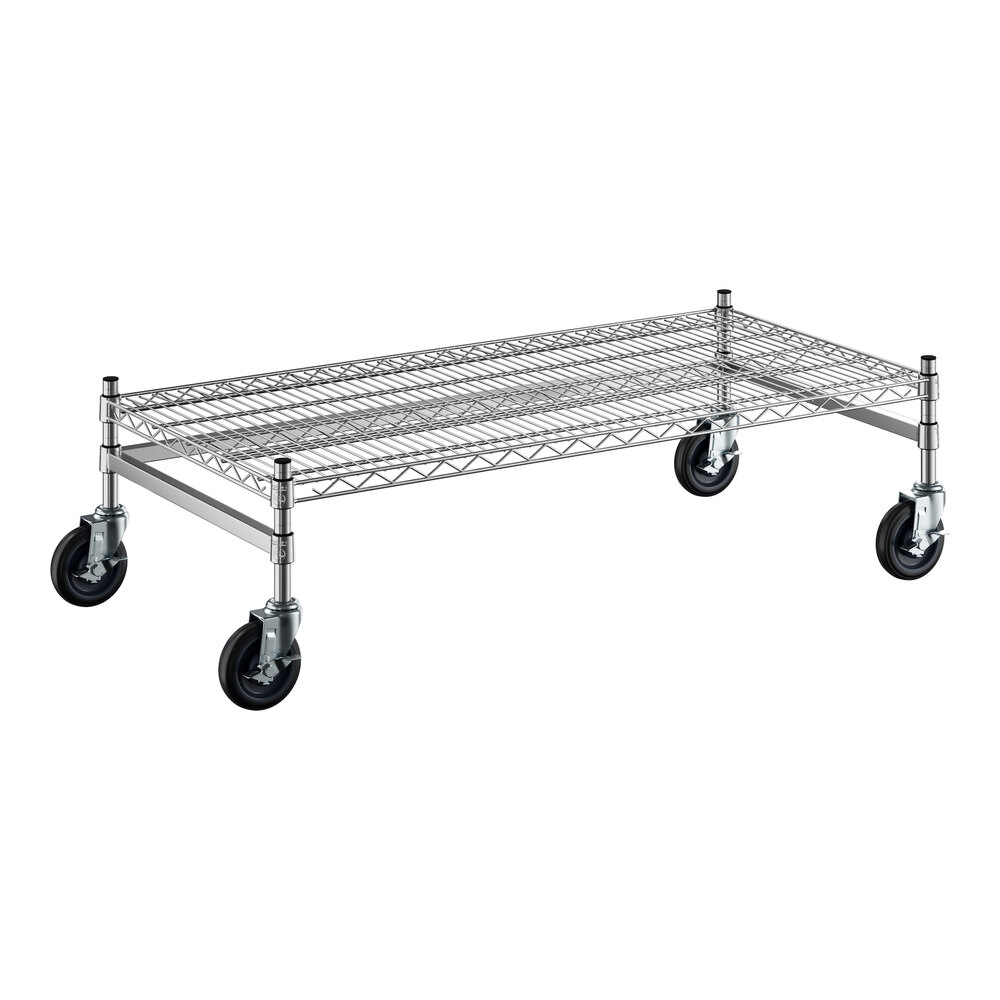 Regency Spec Line 24" x 48" x 14" NSF Stainless Steel Wire Mobile ...