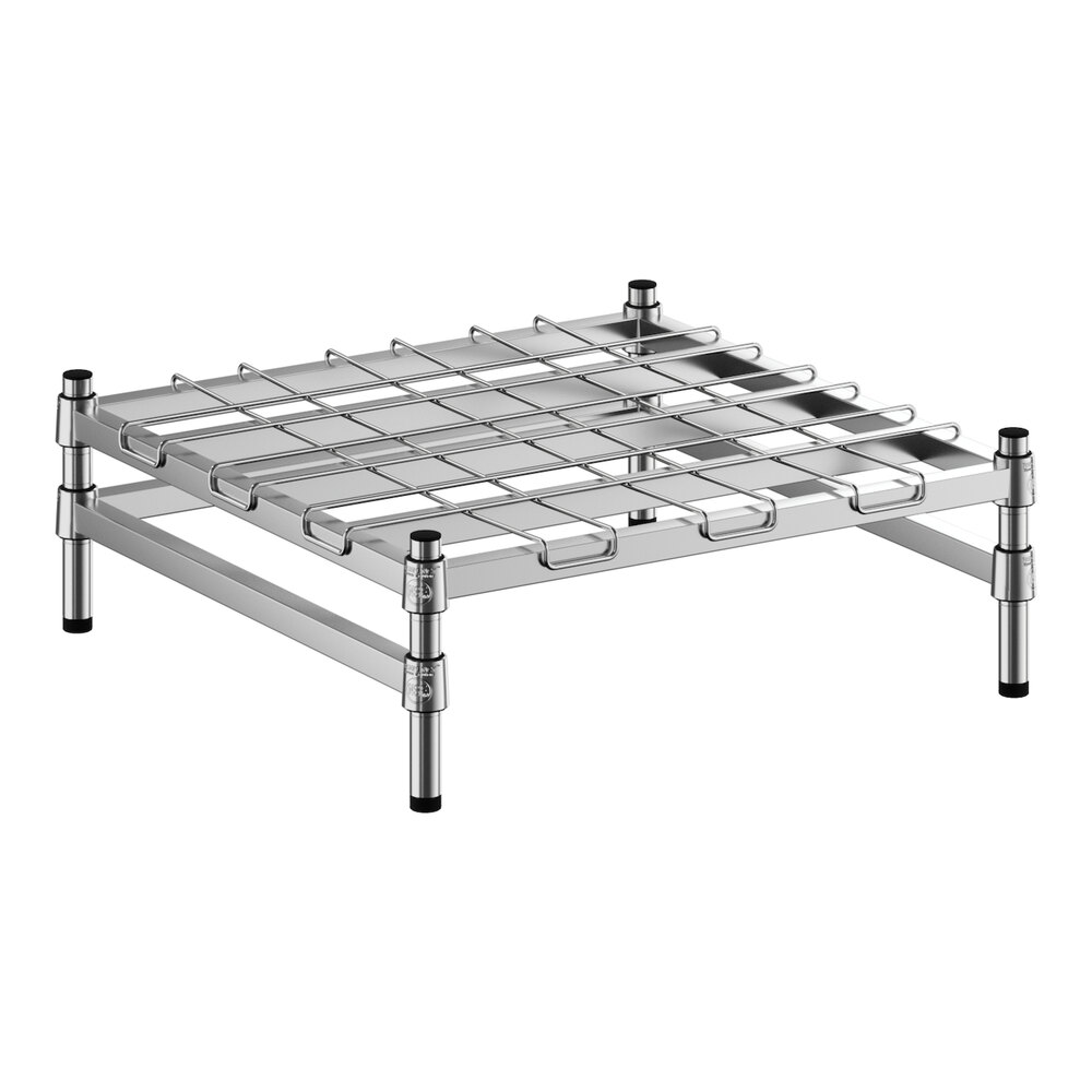 Regency Spec Line 24" Wide NSF Stainless Steel Wire Stationary Dunnage ...